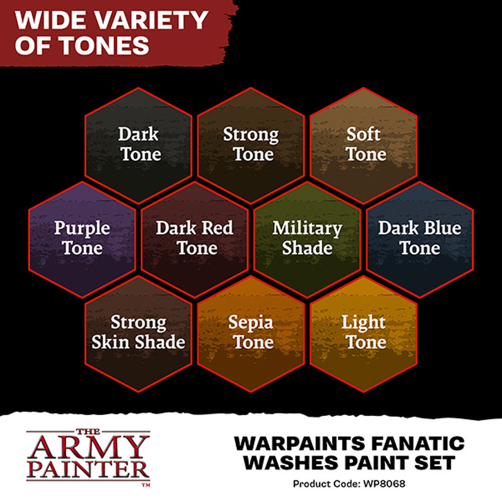Warpaint Fanatic: Washes Set – Fortress Games